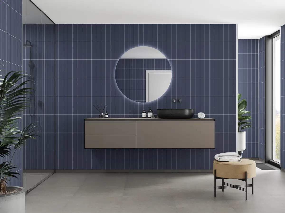 Urban tile effect wall panels by Fibo | Waterproof wall panels at LBS